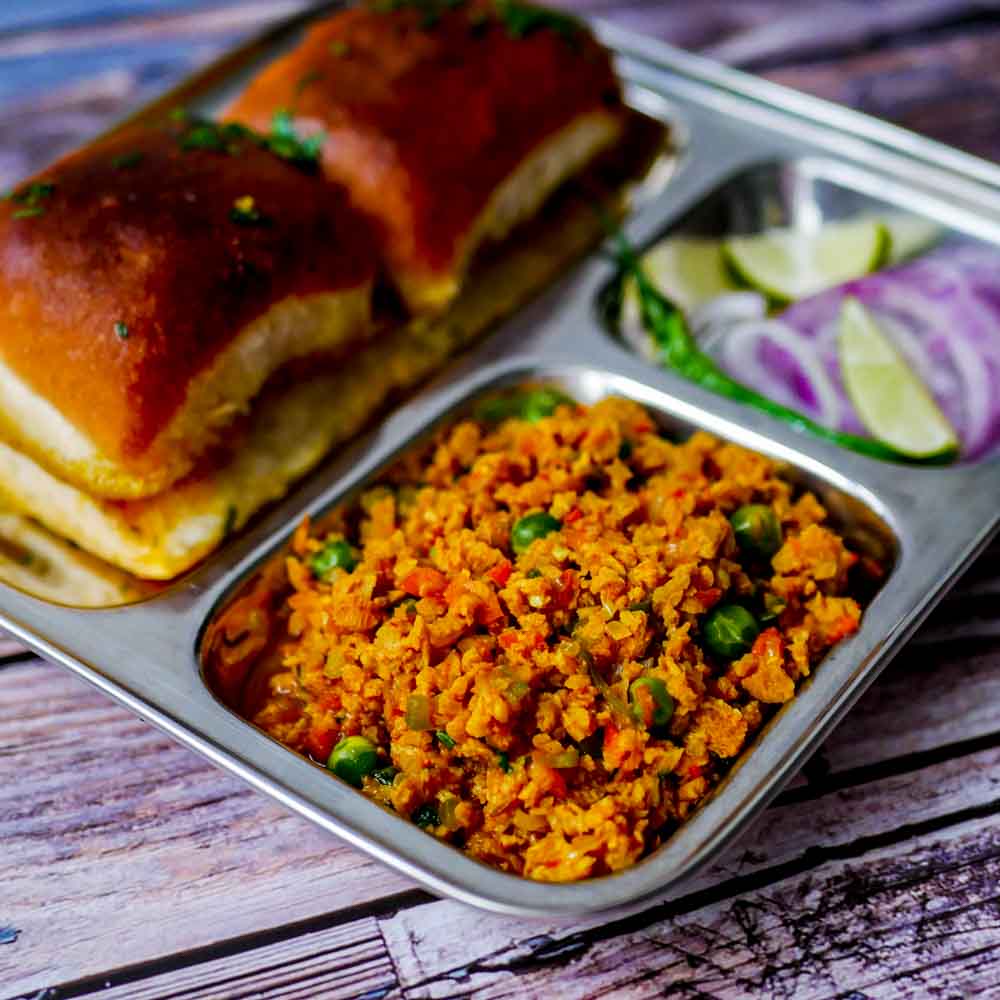 Soya Keema Pav - Dhaba Style Recipe - Kannamma Cooks