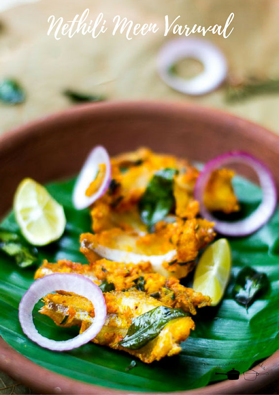 Nethili Meen Varuval, Anchovy Fry - நெத்திலி மீன் வறுவல்