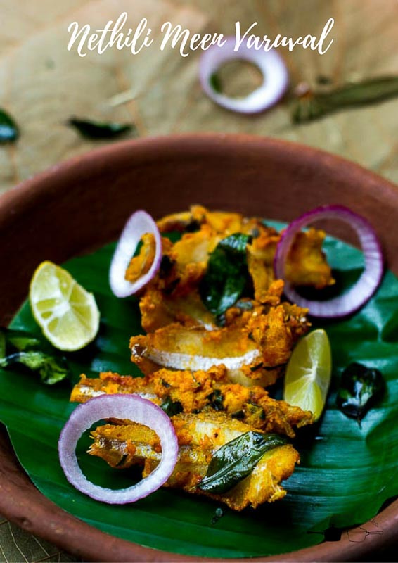 Nethili Meen Varuval, Anchovy Fry - நெத்திலி மீன் வறுவல்