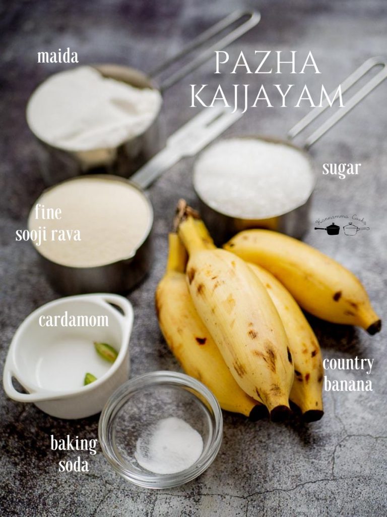 Pazha Kachayam - Banana Kajjaya - Kongu Banana Fritters Recipe