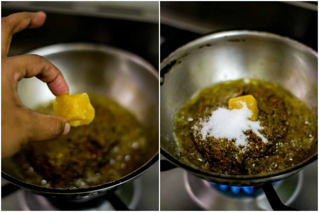 Pulicha Keerai Thokku, Gongura Thokku Recipe - Kannamma Cooks