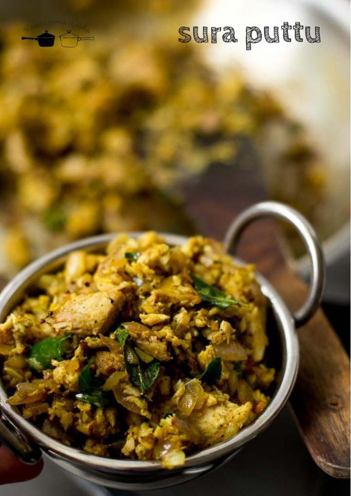 Sura Puttu, Fish Puttu Recipe - Kannamma Cooks