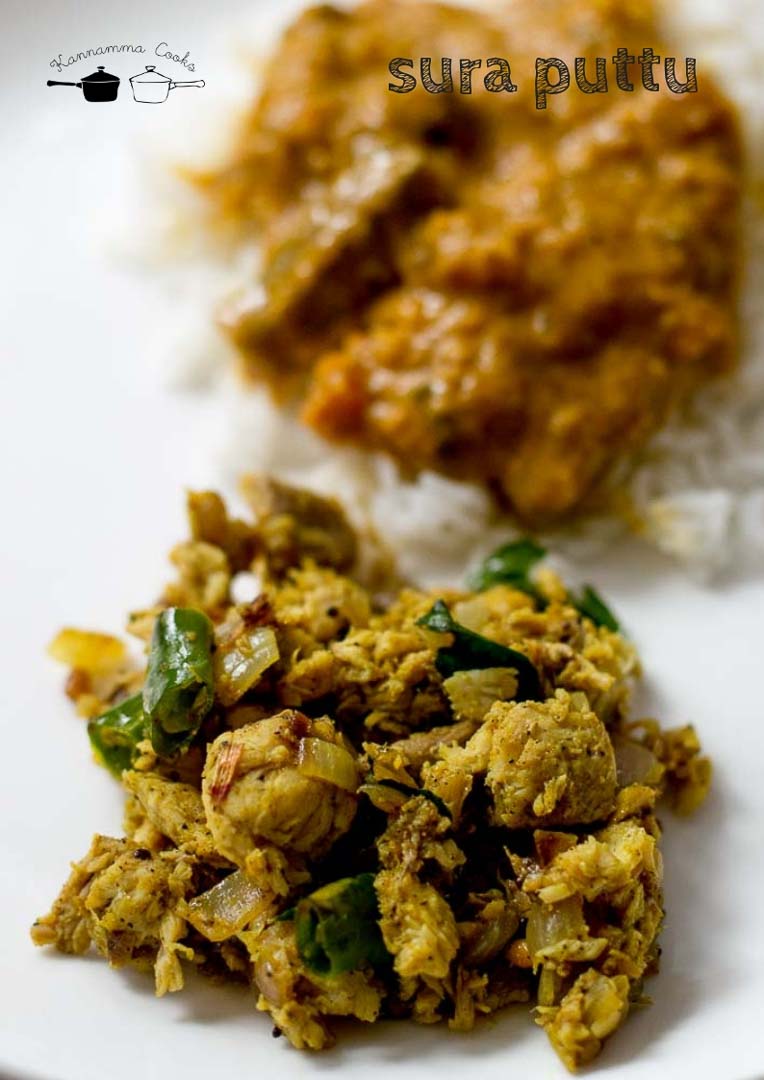 Sura Puttu, Fish Puttu Recipe - Kannamma Cooks